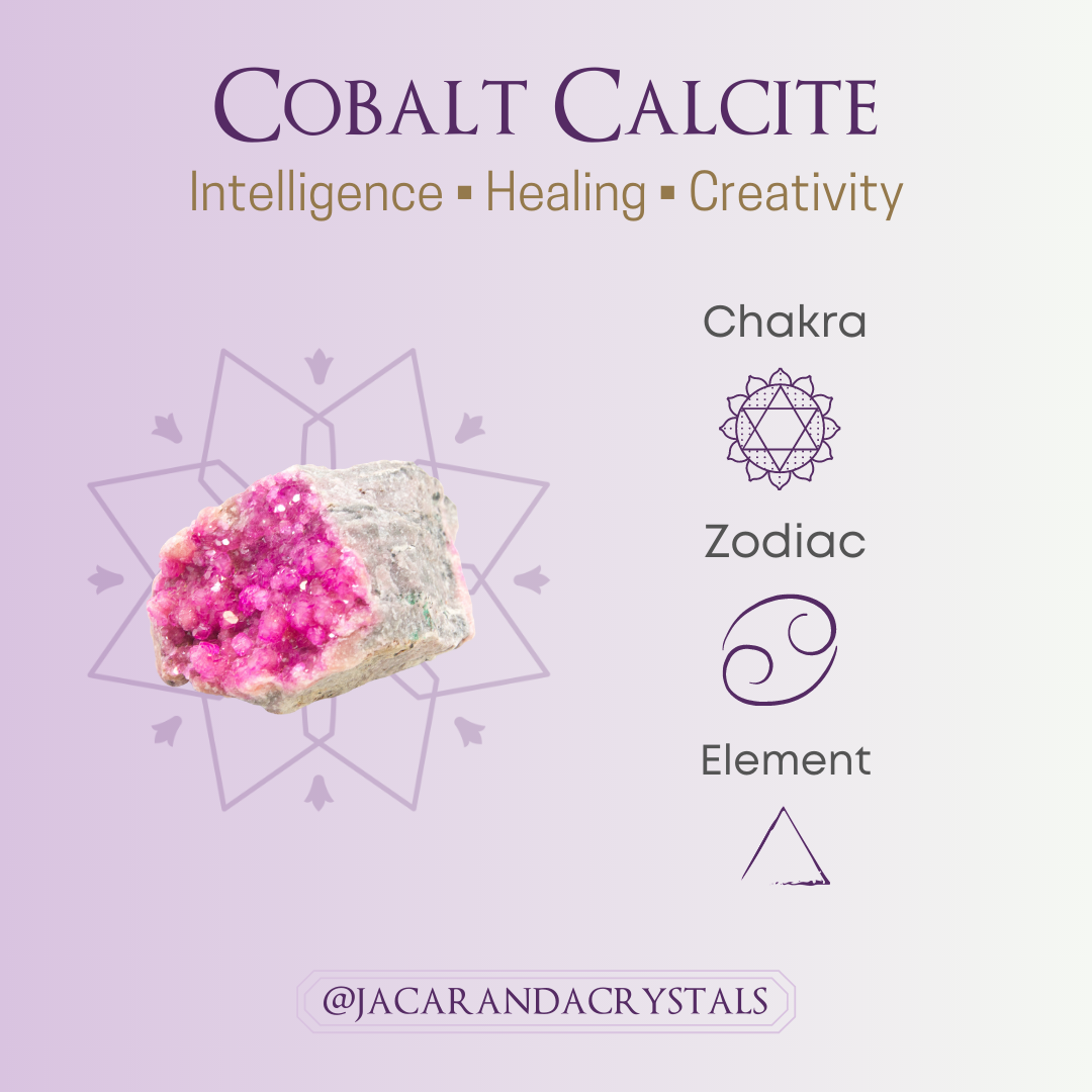Stone Meaning - Cobalt Calcite – Jacaranda Crystals