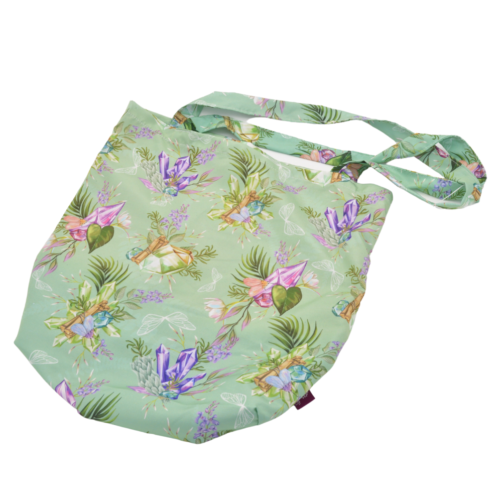 Jacaranda Tote Bag - Green – Jacaranda Crystals