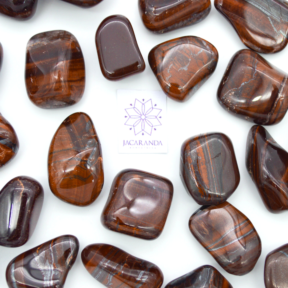 Tumbled Crystal - Tiger Iron – Jacaranda Crystals